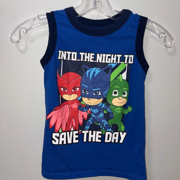 pj masks | Shirts & Tops | Pj Masks Blue Tank Into The Night To Save ...